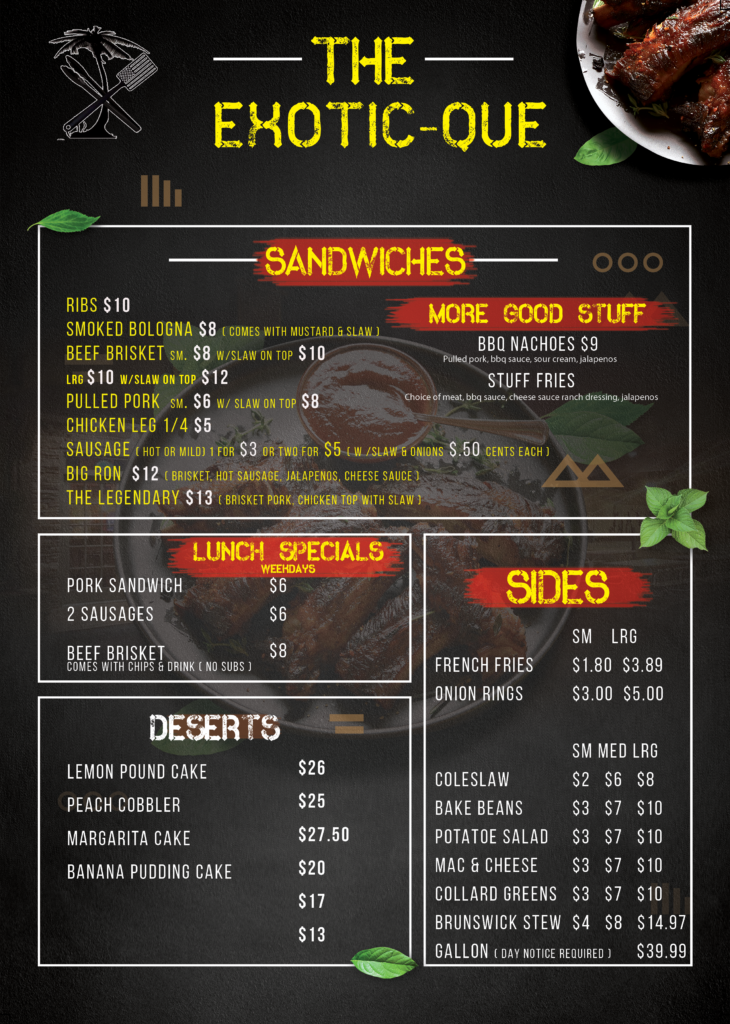 EXOTIC QUE – GRILLS GONE WILD